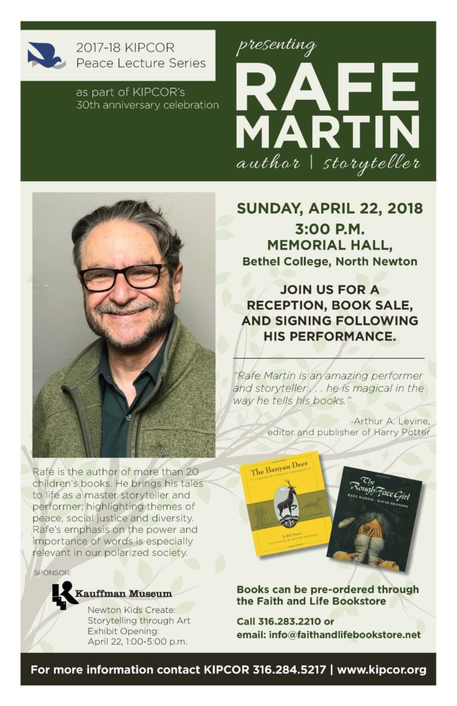 Rafe Martin Presents... The final event in KIPCOR's 30th Anniversary ...